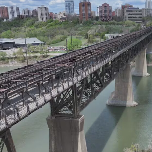I get little worried when Edmonton has to build a bridge from scratch ...