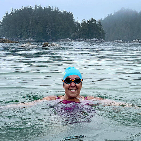 Long-distance swimmer Susan Simmons is challenging council to a dip in ...