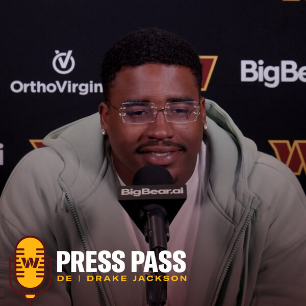 DE Drake Jackson | March 12, 2026 | Press Pass | Washington Commanders ...
