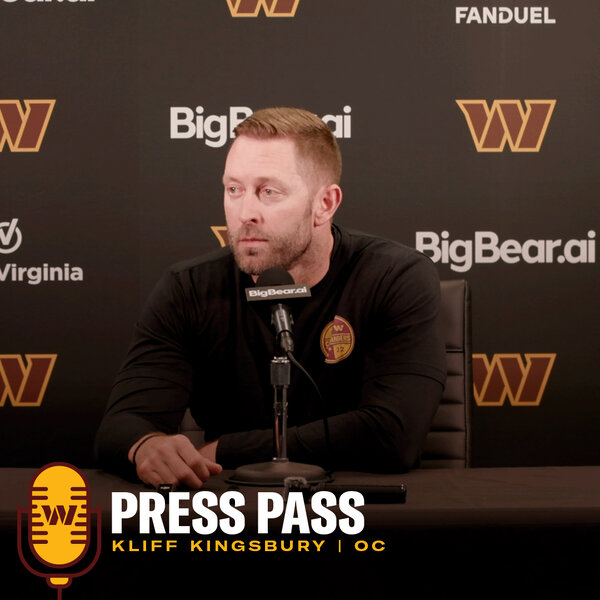 OC Kliff Kingsbury | September 18, 2025 | Press Pass | Washington ...