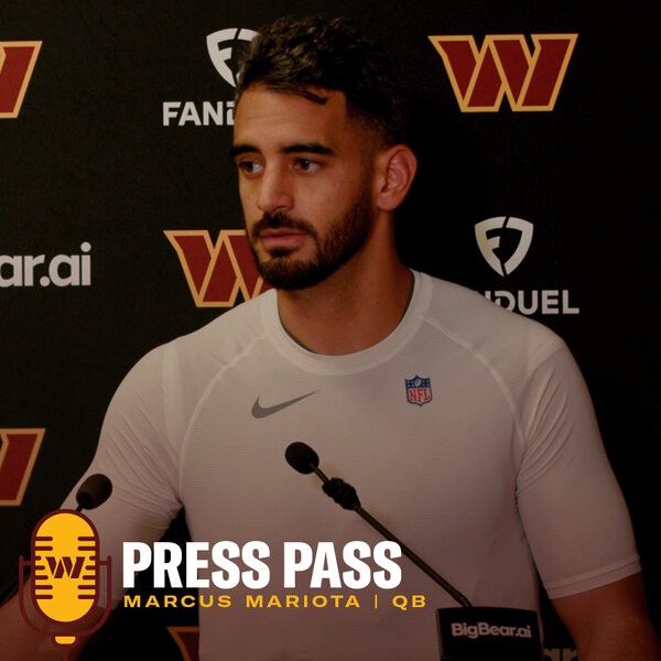 QB Marcus Mariota | October 27, 2025 | Press Pass | Washington ...