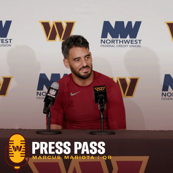 QB Marcus Mariota | September 21, 2025 | Press Pass | Washington ...