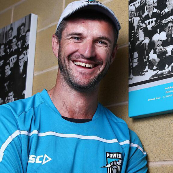 Port Adelaide defensive coach Nathan Bassett press conference May 1 ...