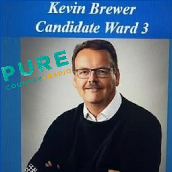 Candidate for Ward 3 in Nashwaaksis dropped by for a chat. Kevin Brewer ...