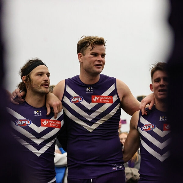 Sean Darcy speaks about the incredible win over Sydney - Fremantle ...