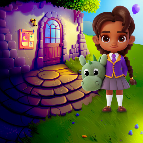 Isla & The Class Bravery Dragon 👧🏽🐉 Deep Sleep for Kids - Koala Moon ...