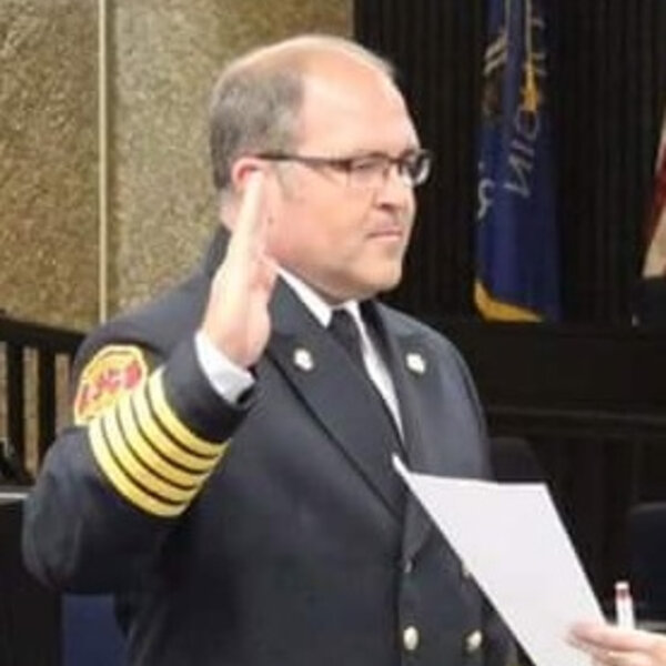 Talking protests with fire chief Ken Gilliam, who spent a majority of ...