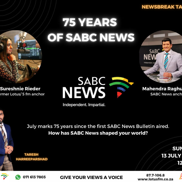Celebrating 75 Years of SABC News: how has the platform shaped your world? #sabcnews - Newsbreak ...