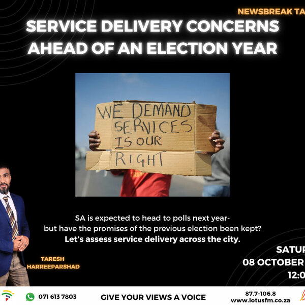 Scoring service delivery ahead of a Local Government Election year # ...