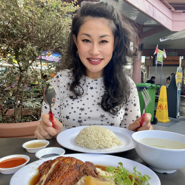 FANTASTIC HALAL HAINANESE CHICKEN RICE! - Makan Kakis with Denise Tan ...