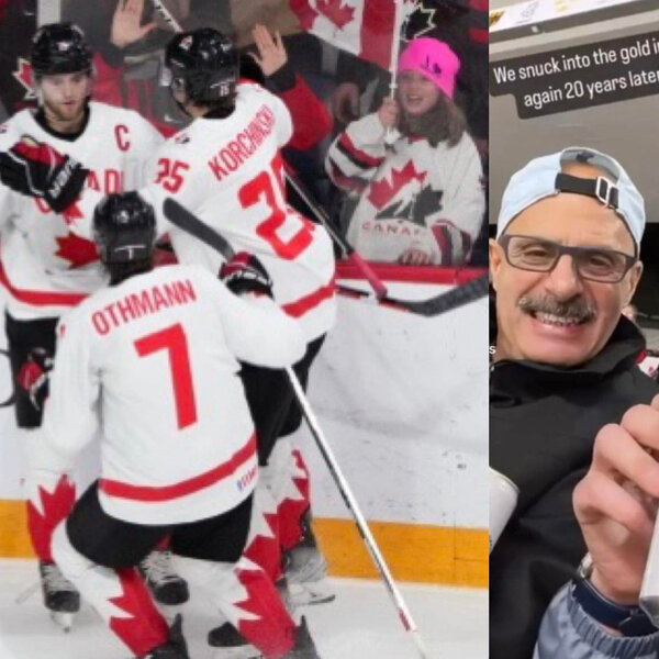 Halifax rapper & dad go viral after sneaking into gold medal game ...