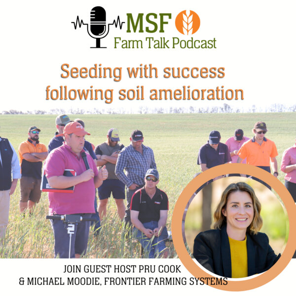 Seeding with success following soil amelioration - MSF Farm Talk - Omny.fm