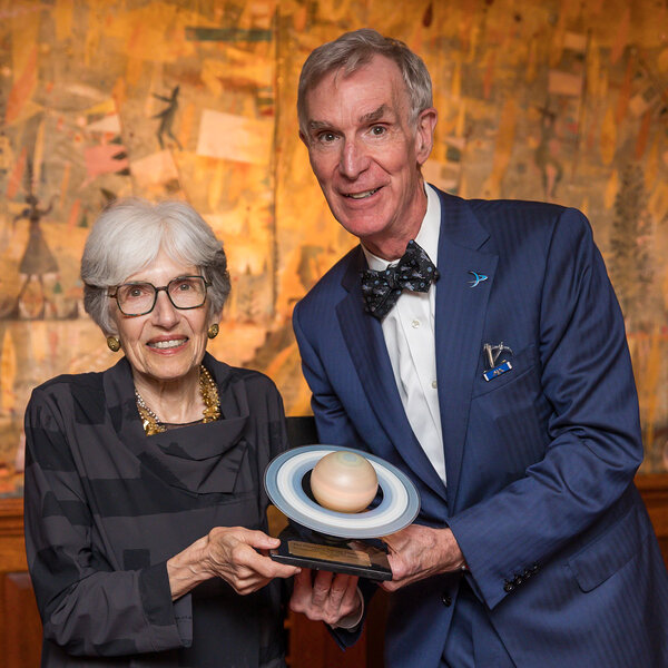 The human stories behind the science: Dava Sobel receives the Cosmos Award - Planetary Radio ...