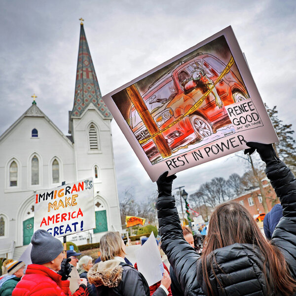 Chaos in Minneapolis as anti-ICE protesters storm church - The Ray ...