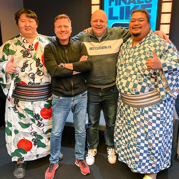 Japanese Sumo Wrestlers Hiroki and Ichi - The Rush Hour with JB & Billy ...