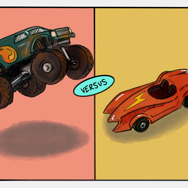 Monster Trucks vs. Hot Wheels - Smash Boom Best: A funny, smart debate ...