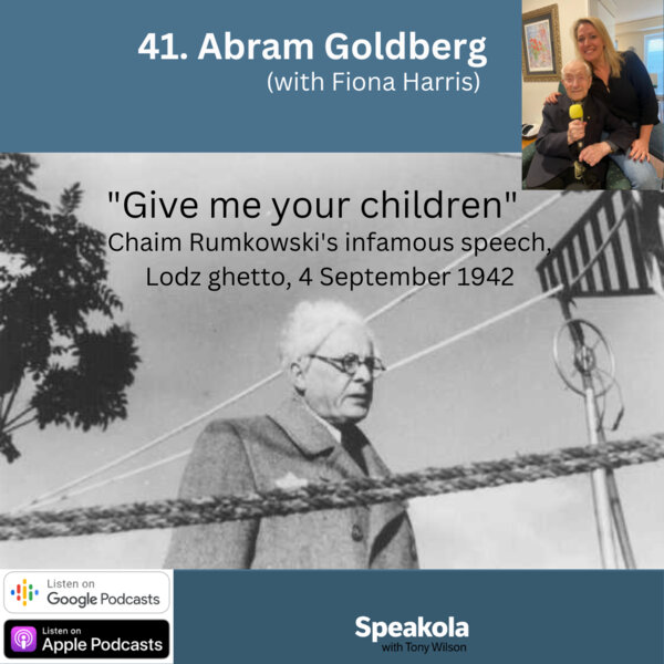 Give me your children! — Holocaust survivor Abram Goldberg as ...