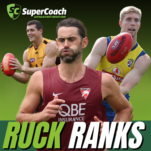 SuperCoach Draft: TOP 18 RUCK RANKINGS | Drafted - SuperCoach AFL: The ...