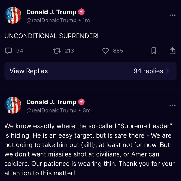 Trump’s Bold Demand for Unconditional Surrender Shakes the World: Why His Iron-Willed Stance ...