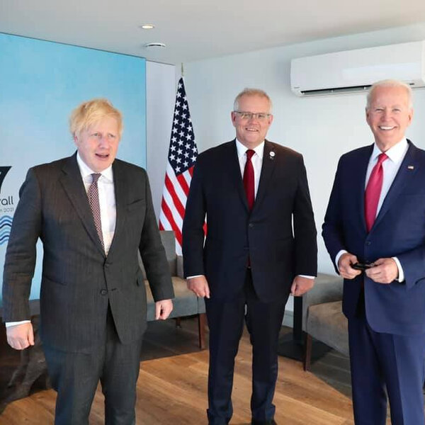 Sco Mo talks China with Biden and Johnson - The National Briefing - Omny.fm