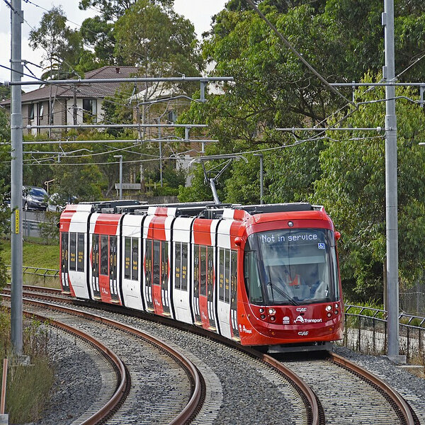 Parramatta light rail finally opens to passengers - The New South Wales ...