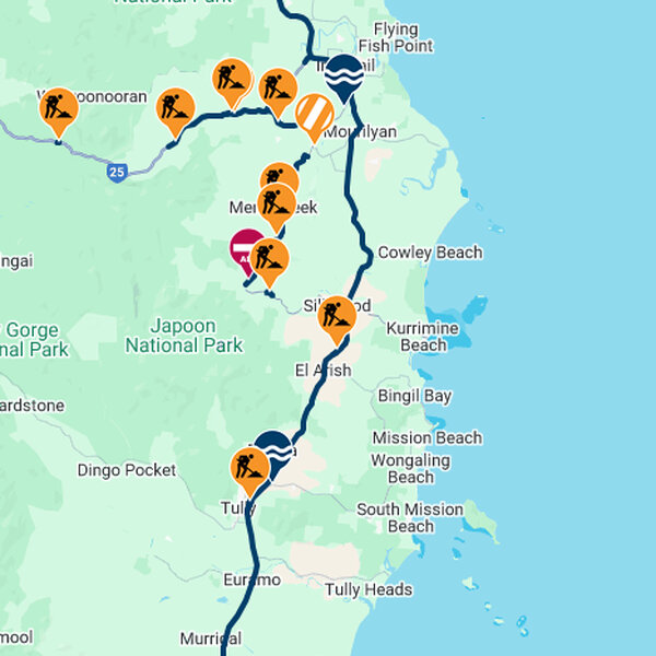 Bruce Highway re-opens reconnecting Townsville and Cairns - The ...
