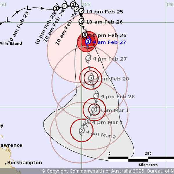 Cyclone Alfred intensifies to category three - The Queensland Briefing ...