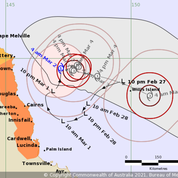 Tropical Cyclone Niran forms off FNQ coast - tap to hear more - The ...