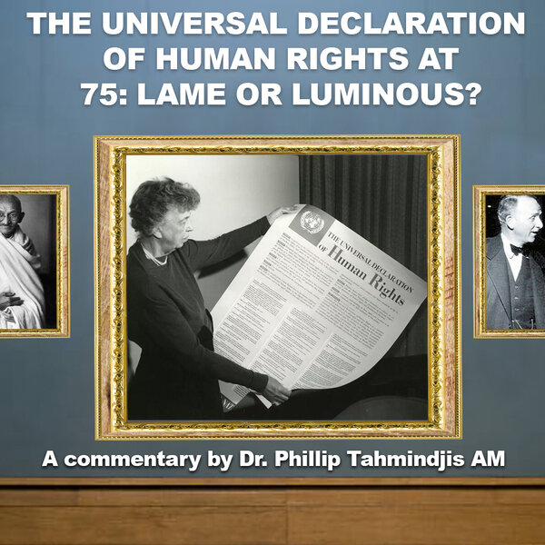 THE UNIVERSAL DECLARATION OF HUMAN RIGHTS AT 75: LAME OR LUMINOUS ...