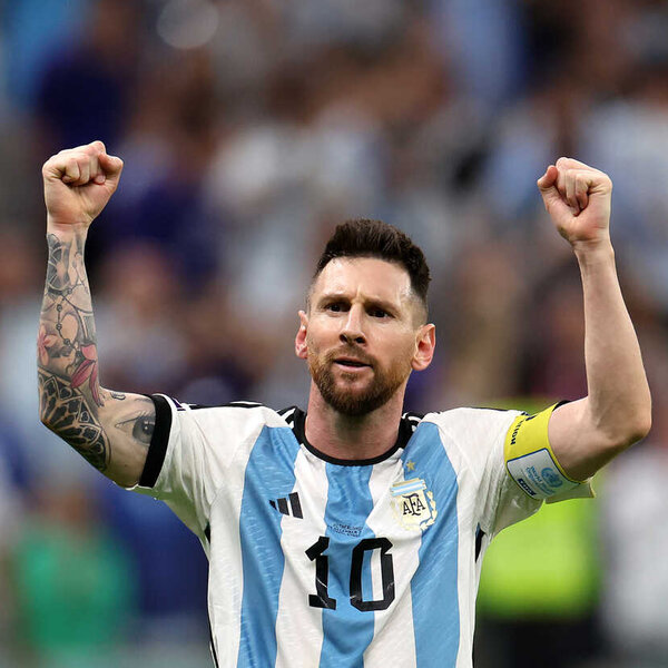 Lionel Messi has led Argentina to a world cup victory - The Victoria ...