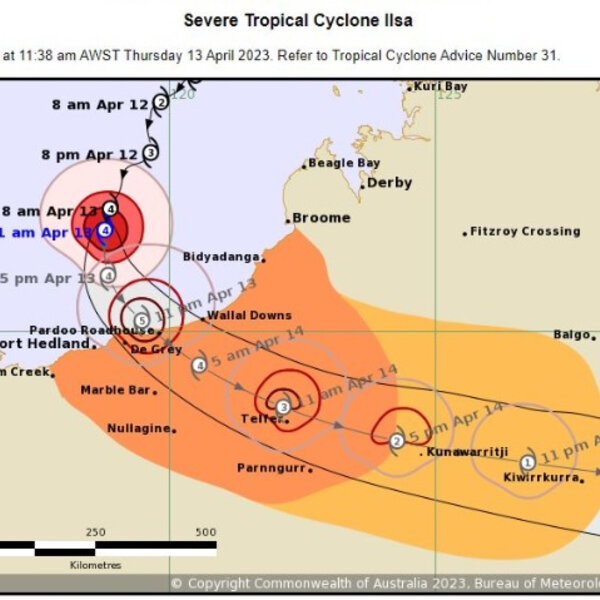 Cyclone Ilsa to intensify into a category 5 system before making ...