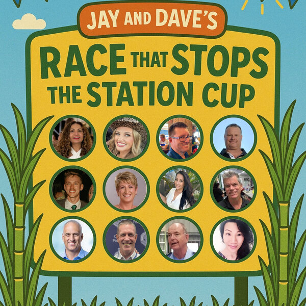 Race That Stops The Station Cup 2025 - Jay and Dave - Triple M Mackay ...