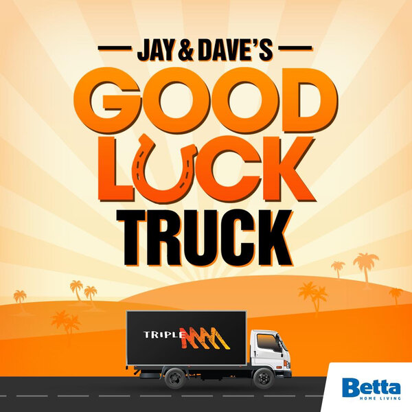 The Good Luck Truck 2022 Delivers To Chantelle In East Mackay - Jay and Dave - Triple M Mackay ...