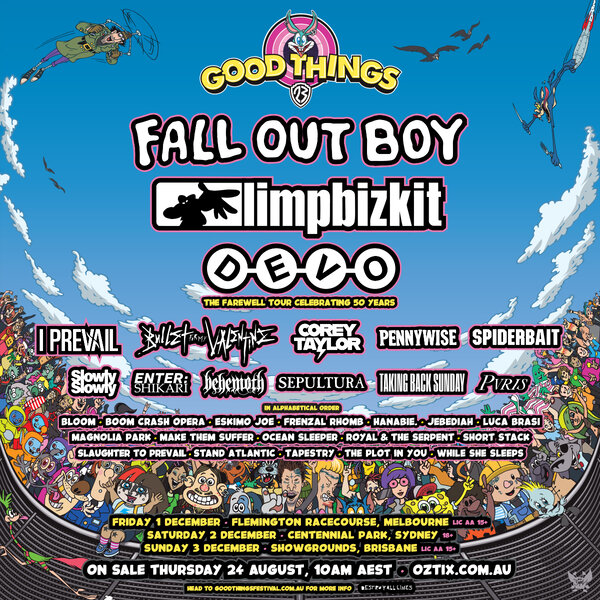 Limp Bizkit and Fall Out Boy to Headline Good Things Festival 2023 ...