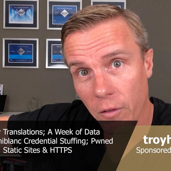 Weekly Update 94 - Troy Hunt's Weekly Update - Omny.fm