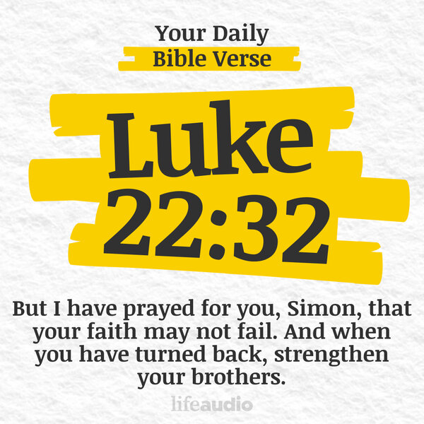 Grace After Failure (Luke 22:32) - Your Daily Bible Verse - Omny.fm